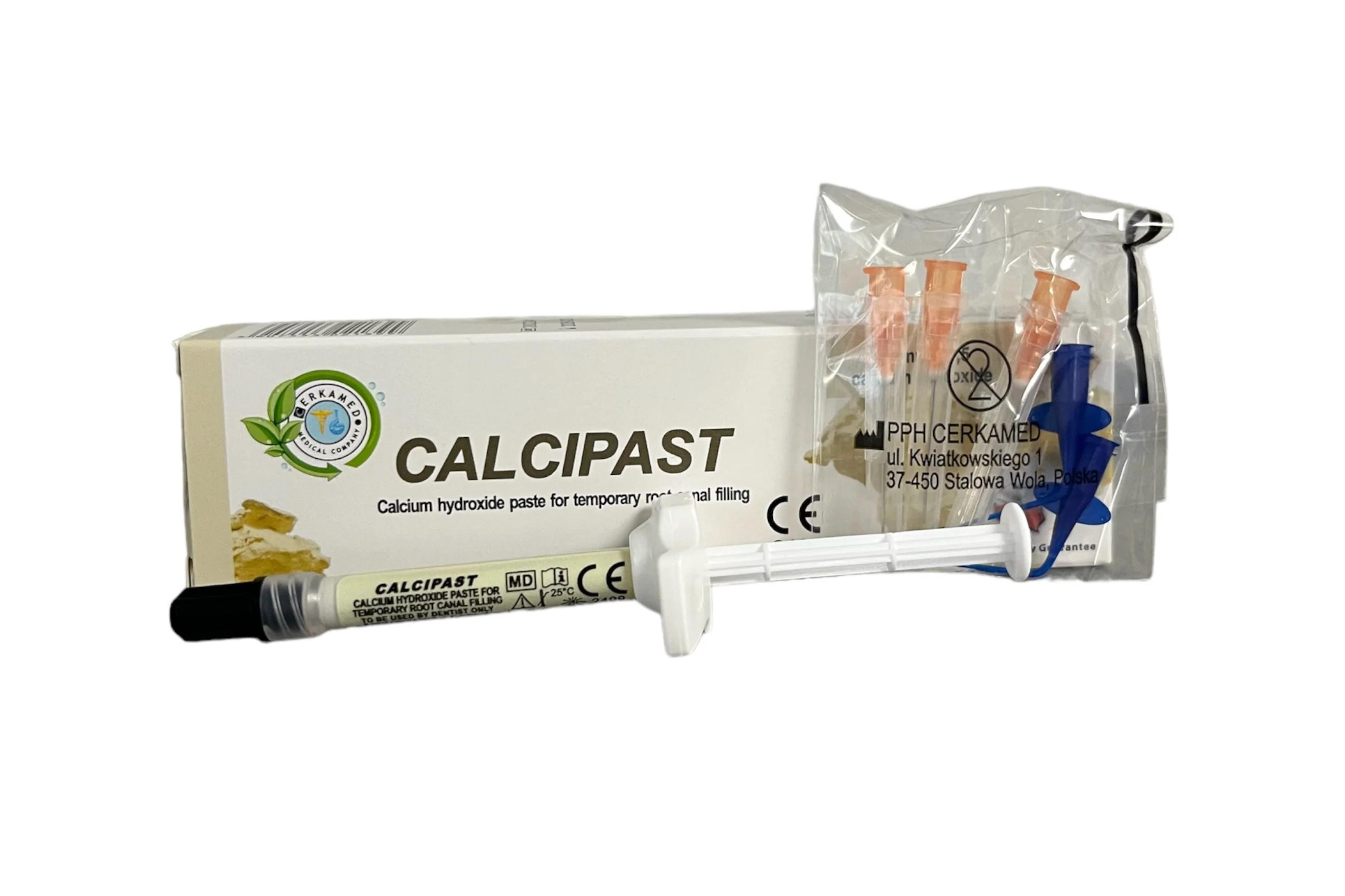 Calcipast, 30% calcium hydroxide with hydroxyapatite – Weesgaard Dental.com